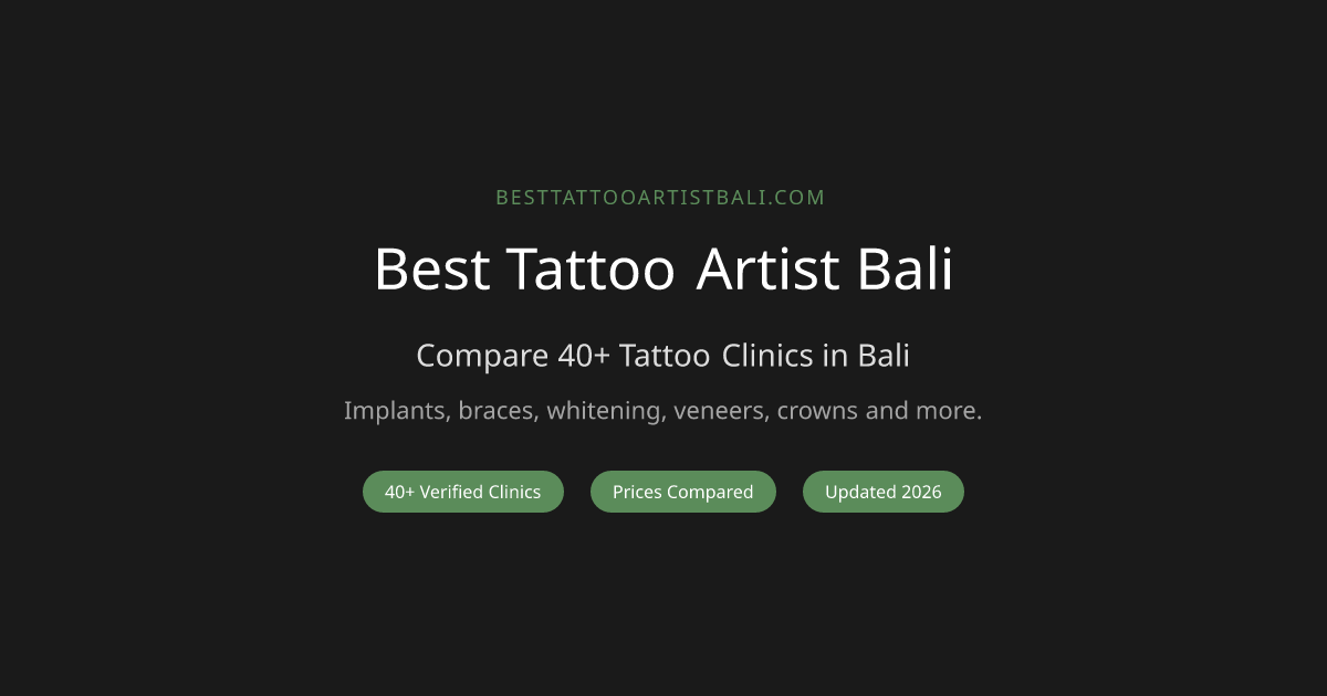 Best Tattoo Artist Bali | Find Bali Studios by Style & Area (2026)